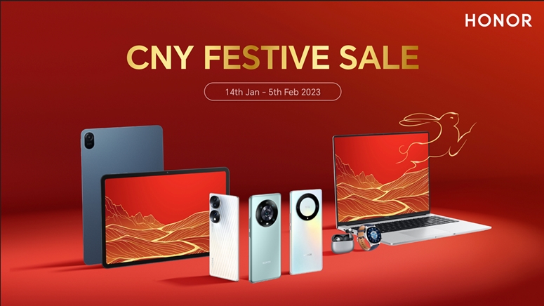 HONOR CNY Festive Sale: RM 1,725 worth of Free Gifts