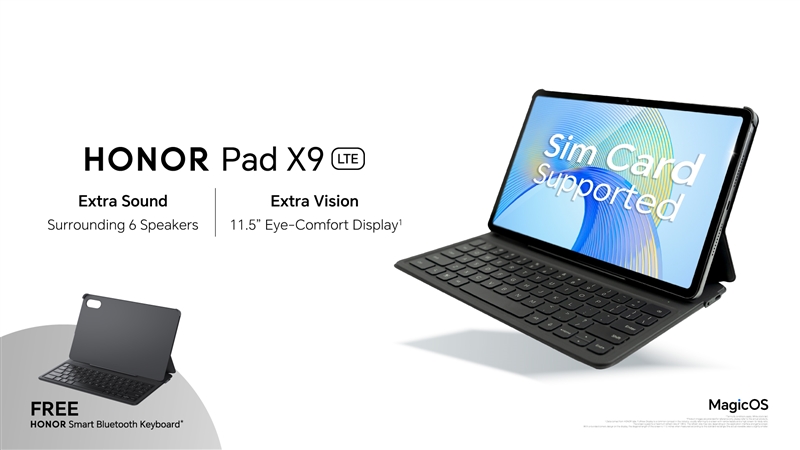 New HONOR Pad X9 tablet this coming August 25th