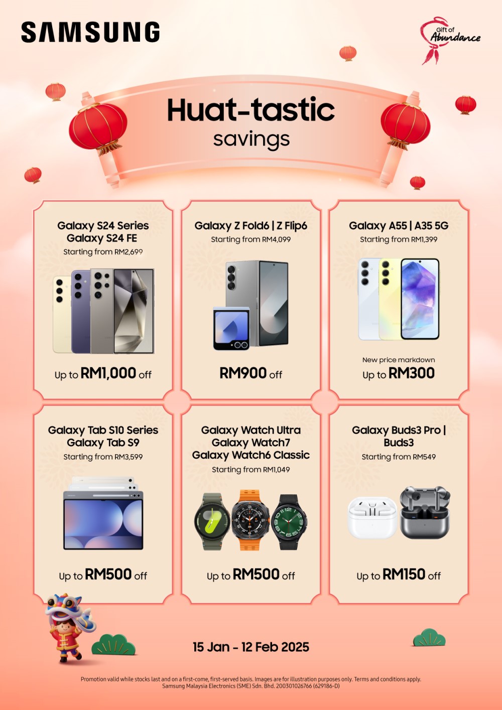 Samsung Chinese New Year Deals on Latest Galaxy Devices