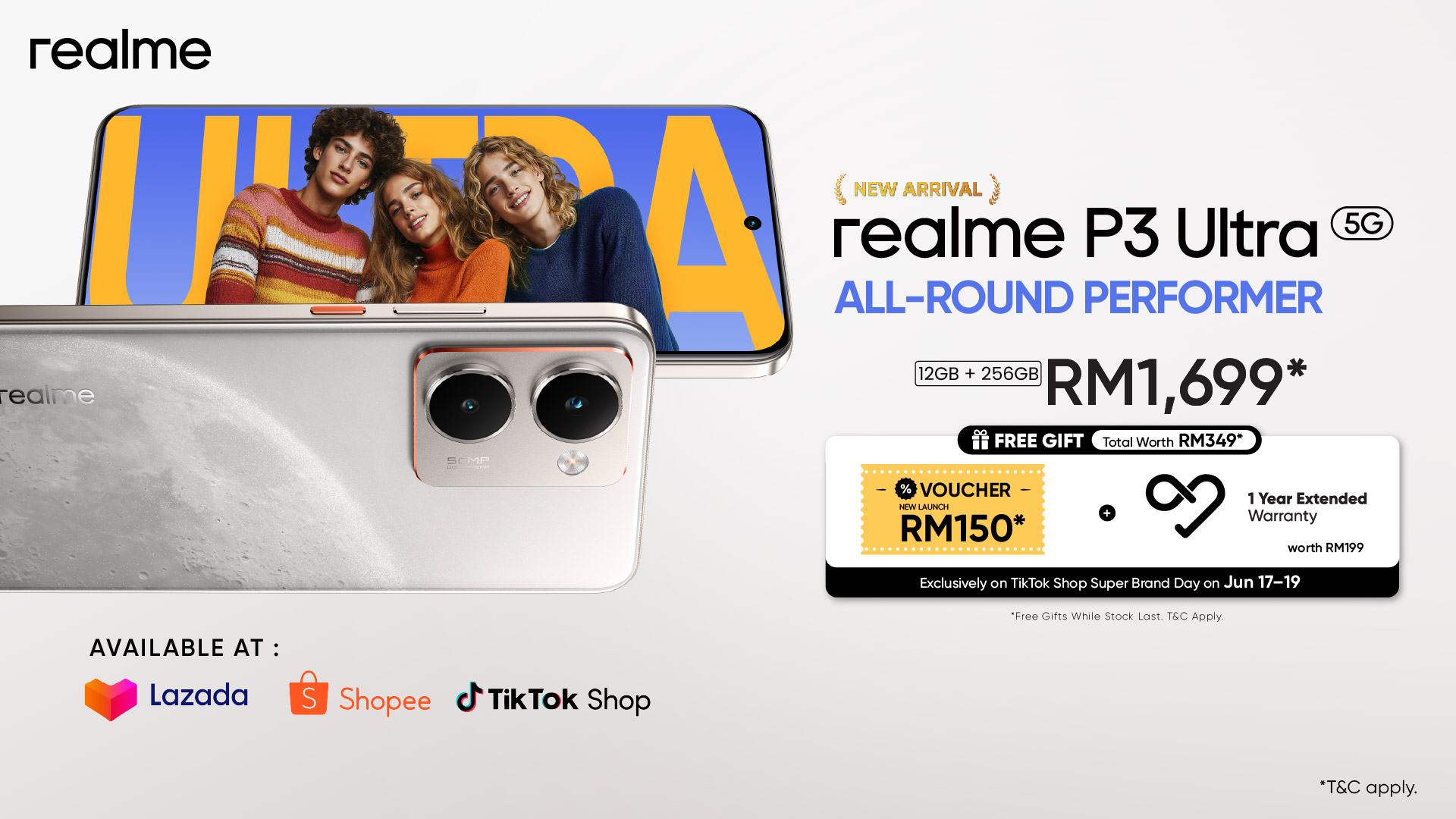 realme P3 Ultra Launches with Glow-in-the-Dark Design