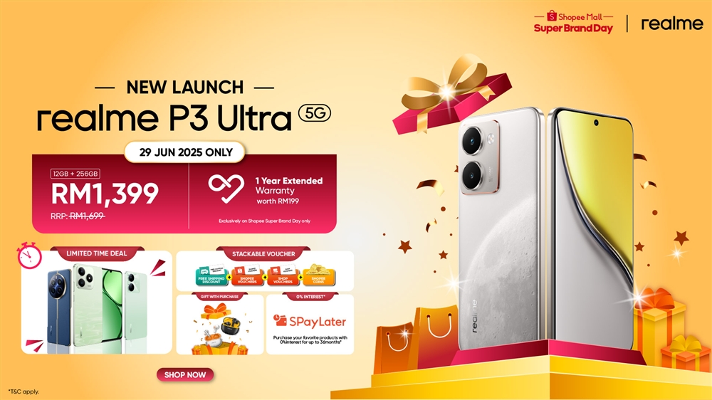 realme Malaysia Super Brand Day Shopee 2025
